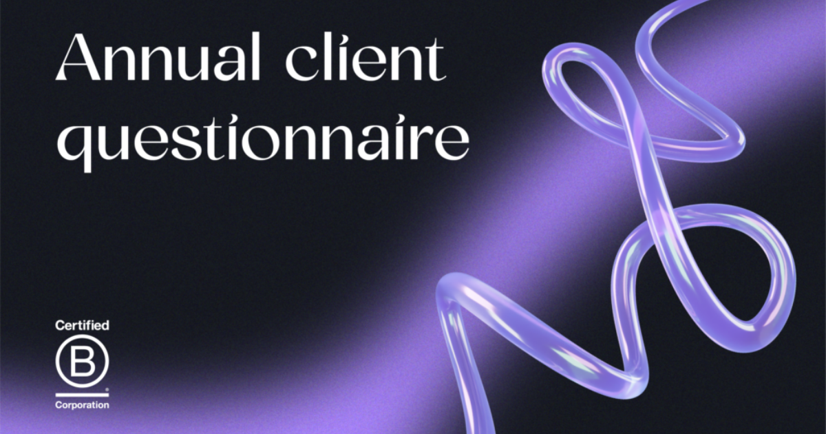 Annual Client Questionnaire 2024 Results | Abstrakt